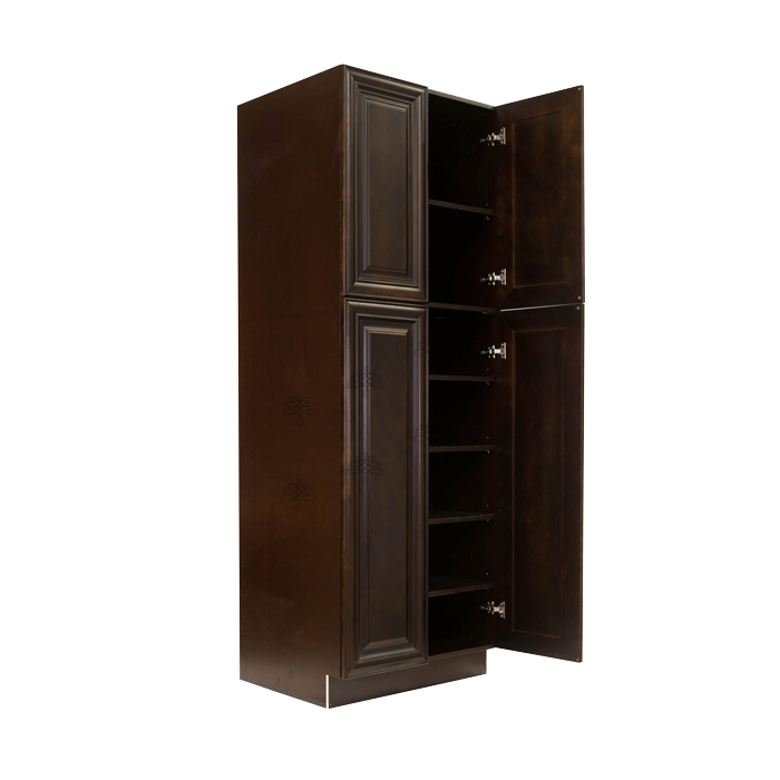 Edinburgh Tall Pantry 2 Upper Doors and 2 Lower Doors – LifeArt Cabinetry