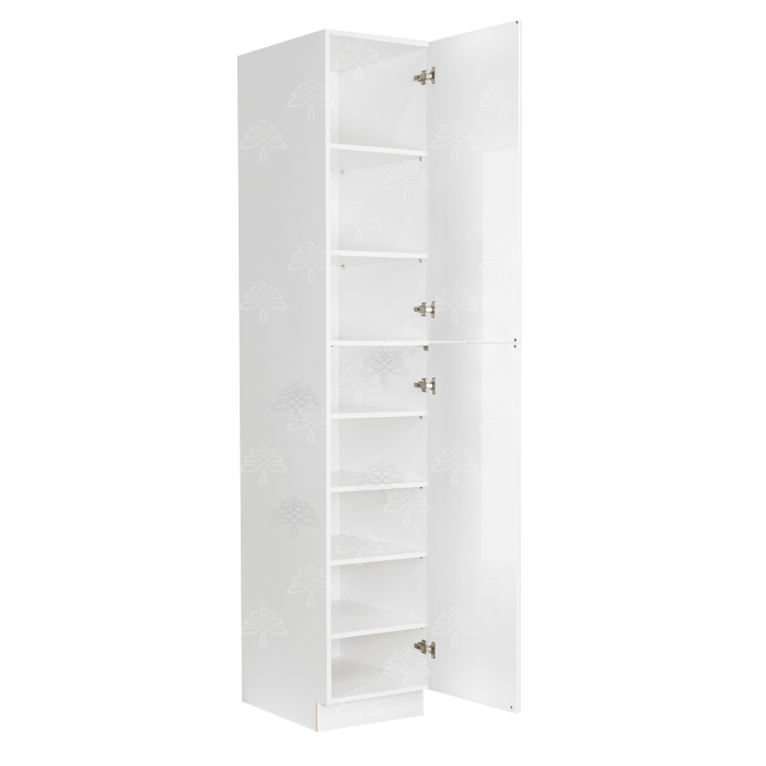 Valencia White Series Pantry Cabinet with 2 Doors – LifeArt Cabinetry