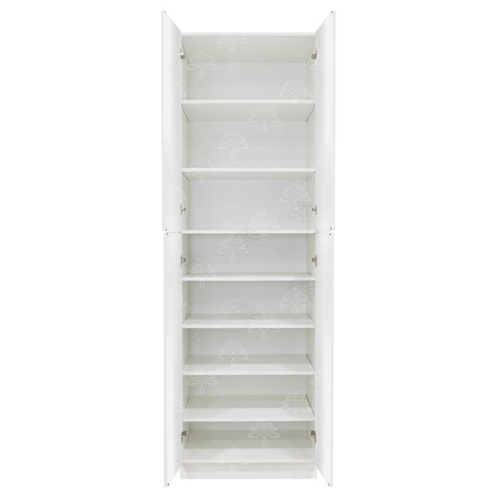 Valencia White Series Pantry Cabinet with 4 Doors – LifeArt Cabinetry